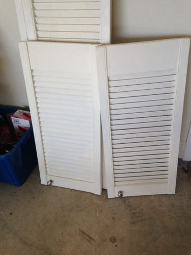 DIY Outdoor TV Cover with Repurposed Shutters
