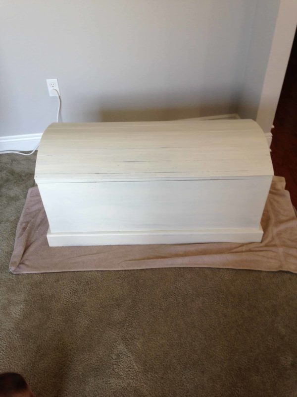 Easy Distressed Milk Painted Treasure Chest