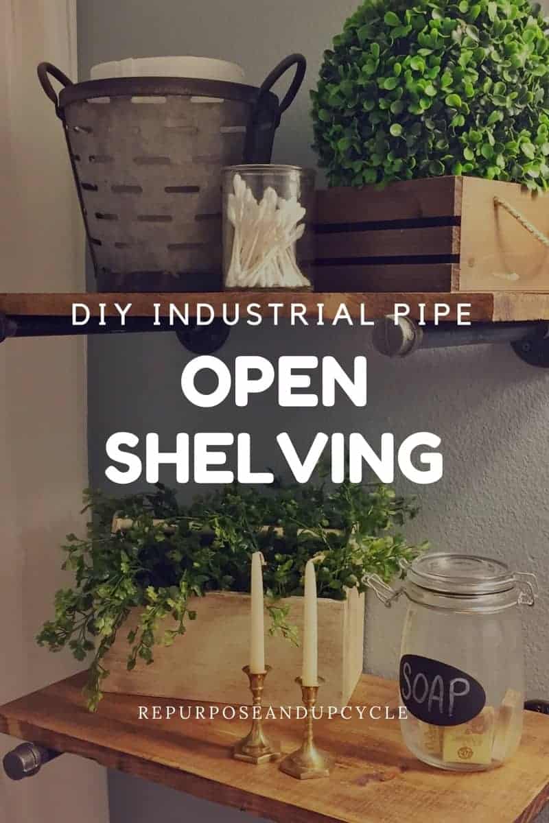 Industrial pipe shelving