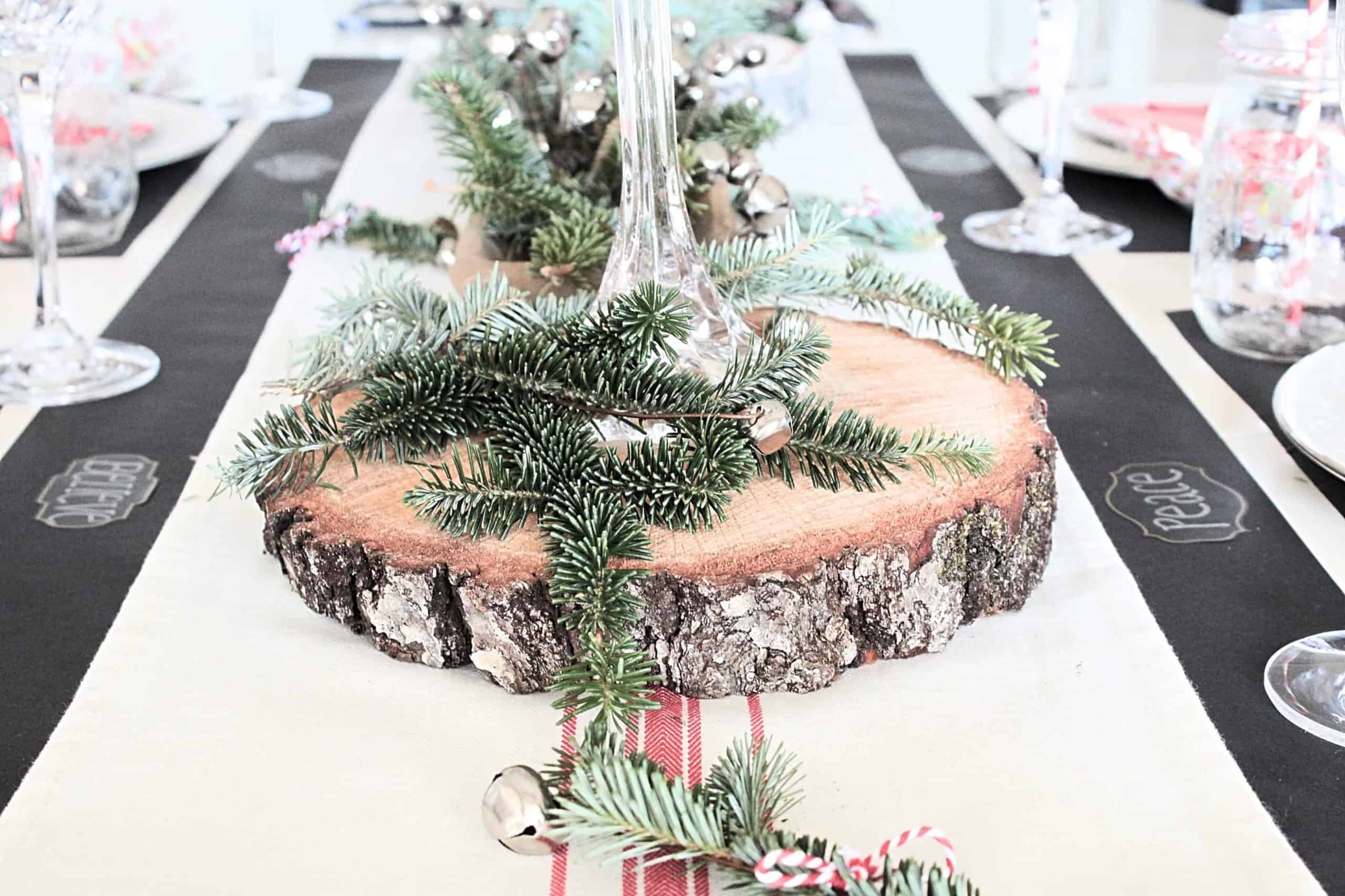 Rustic Christmas Countdown Clock with an Up Cycled Tree Charger