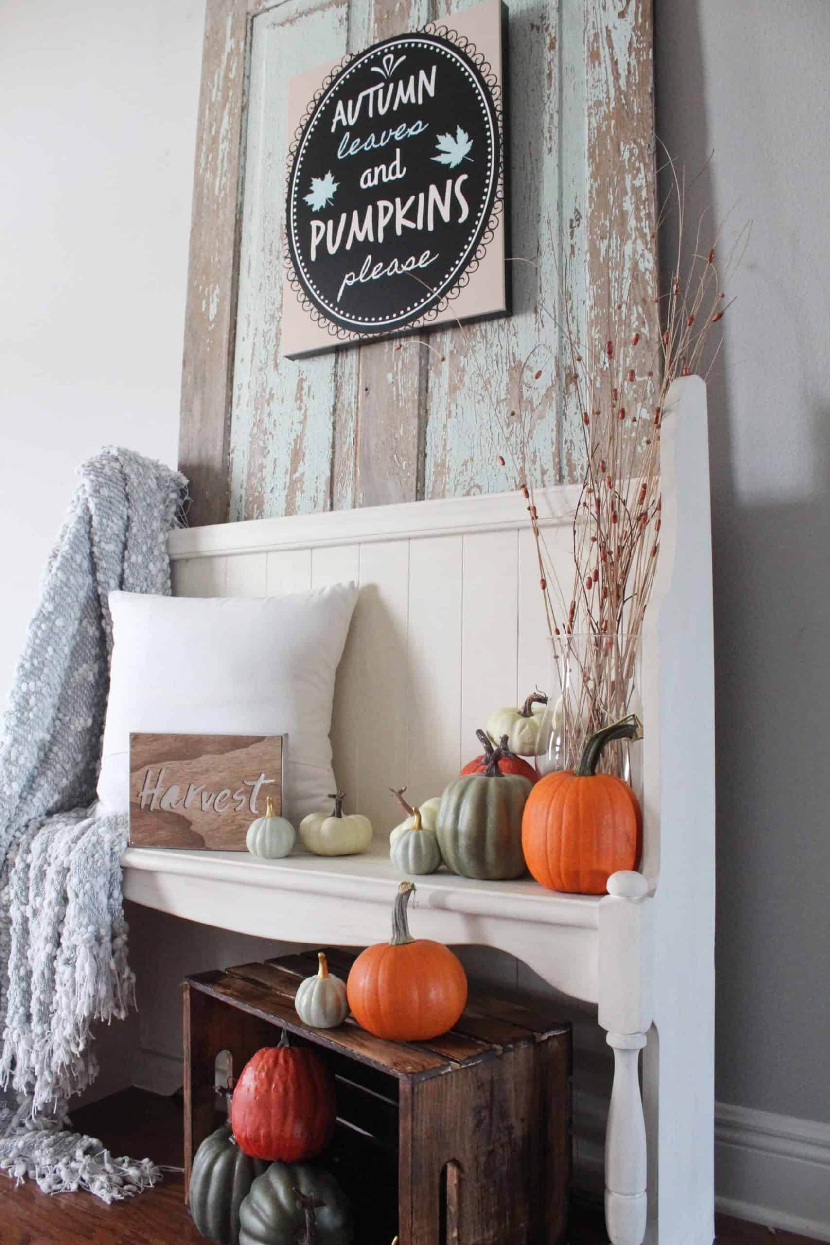 Autumn Leaves and Pumpkins Please Free Fall Printable