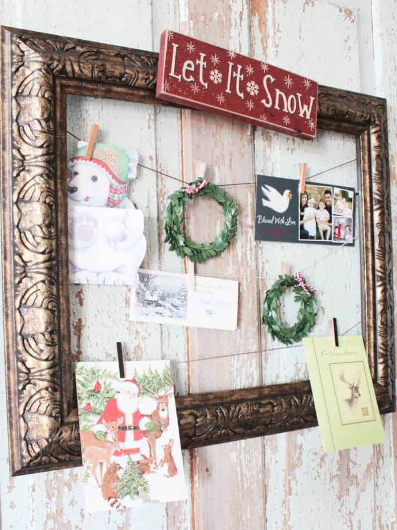 How to Display Christmas Cards with these DIY Holiday Card Holders