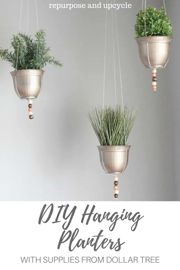DIY Hanging Planter Project with Dollar Tree Supplies