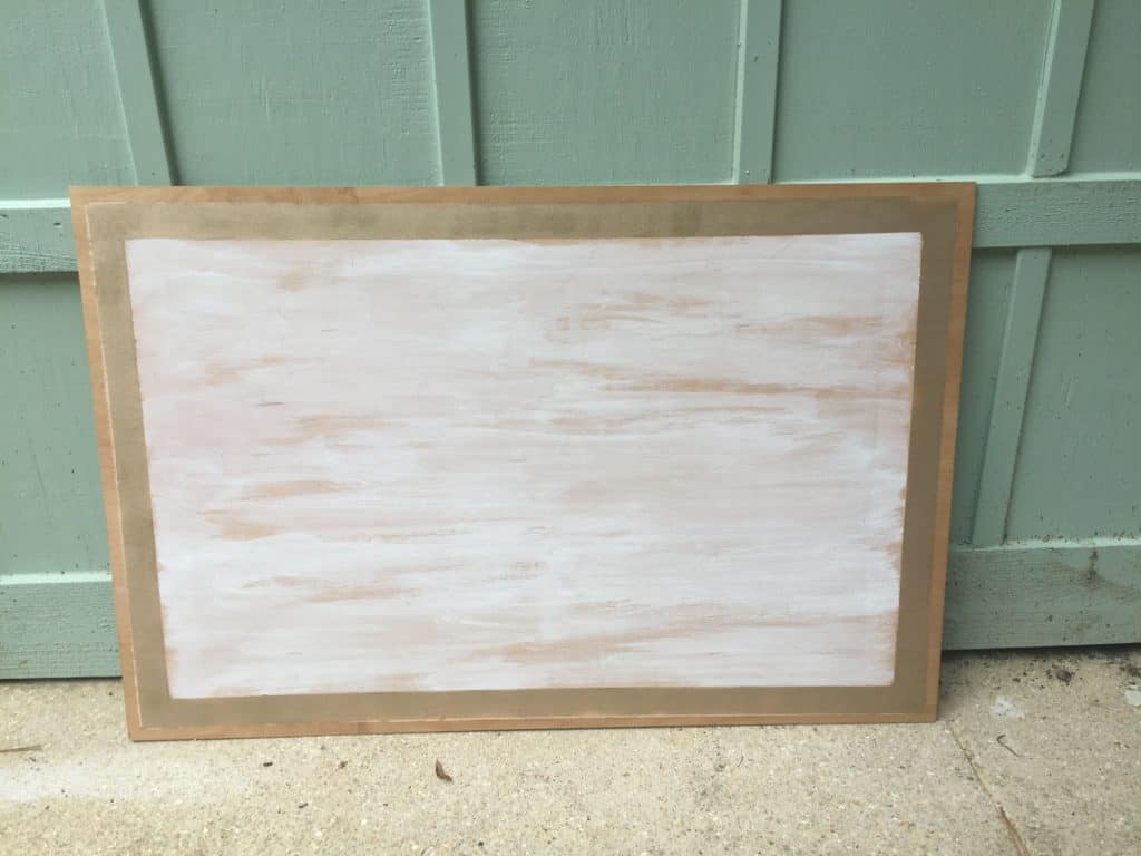 DIY World Map Art on Wood