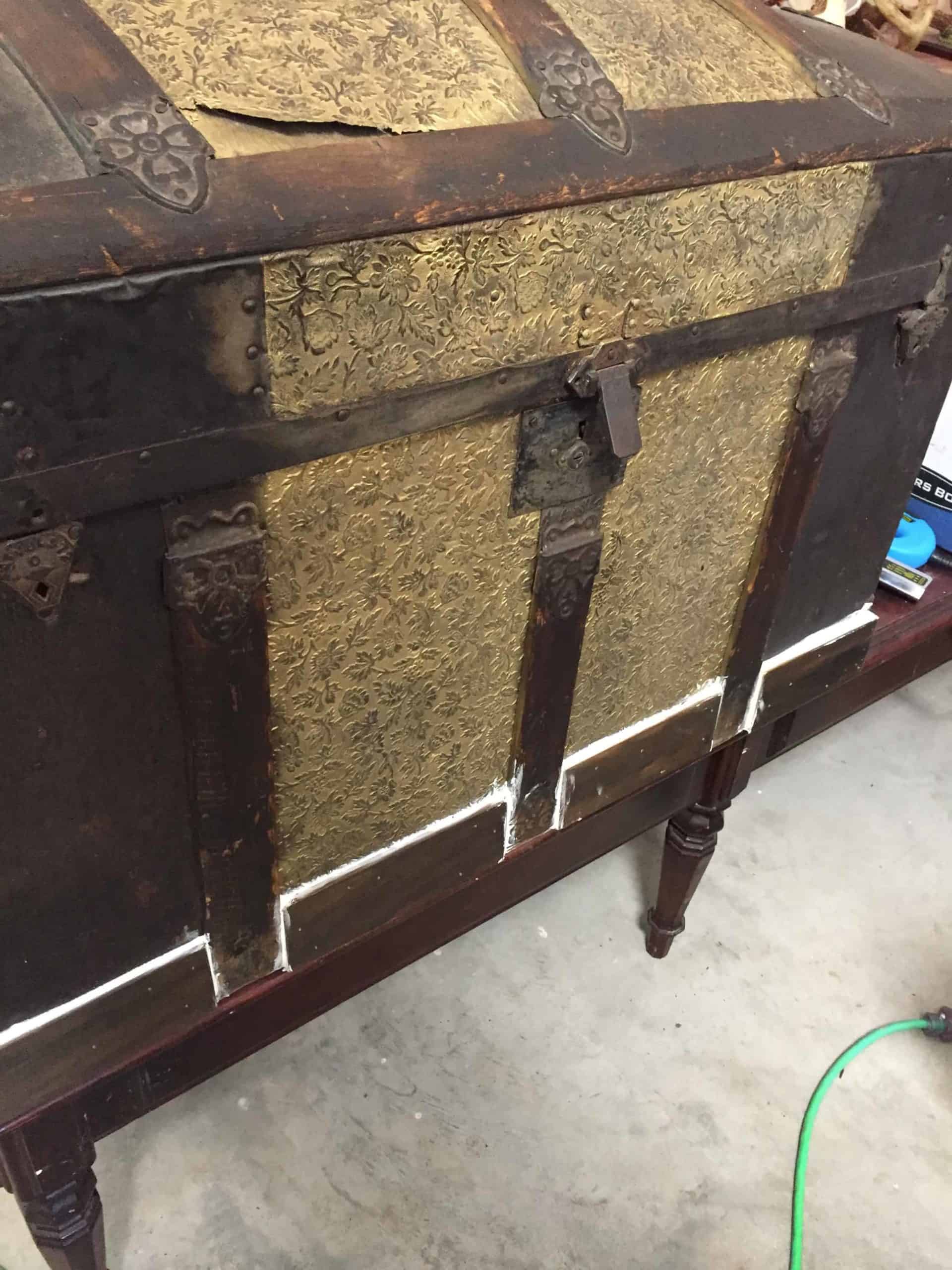 Restoring an Antique Steamer Trunk