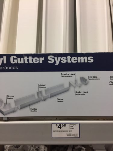 Five DIY Rain Gutter Bookshelves Under $10