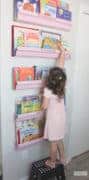 Five DIY Rain Gutter Bookshelves Under $10
