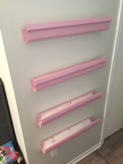 Five DIY Rain Gutter Bookshelves Under $10