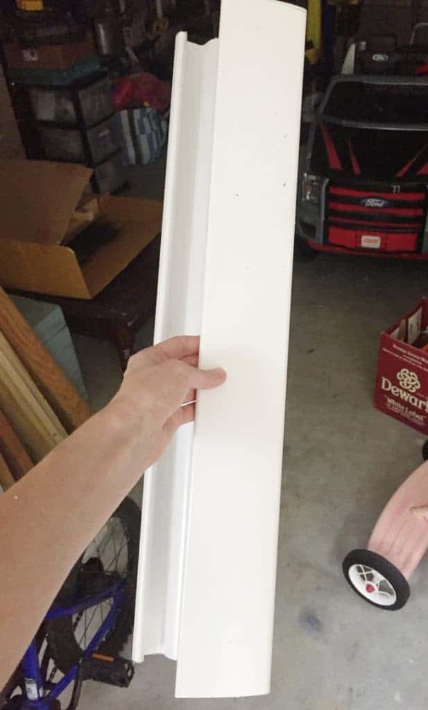 Five DIY Rain Gutter Bookshelves Under $10