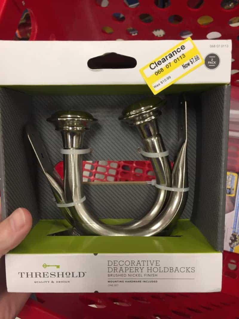 Small Closet Shoe Organization with Curtain Rods