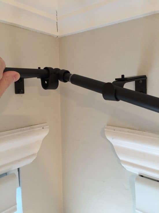 Transforming a Room with Corner Curtains and a Corner Curtain Rod Hack