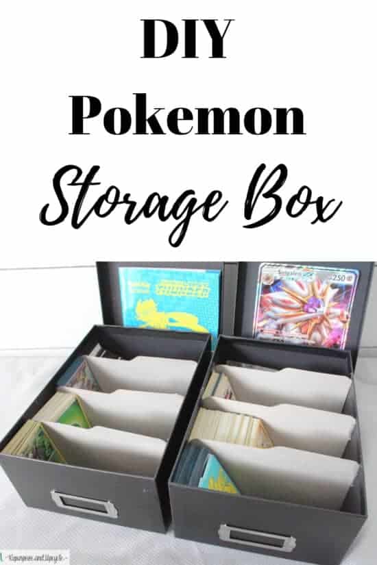 DIY Pokemon storage box