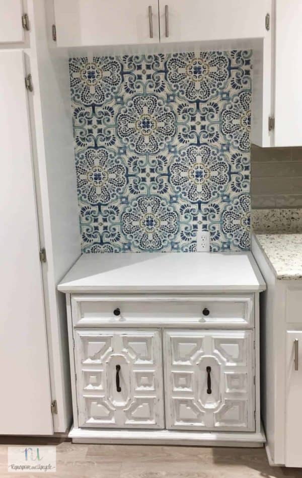 Kitchen Cubby Makeover with Open Shelves for Storage