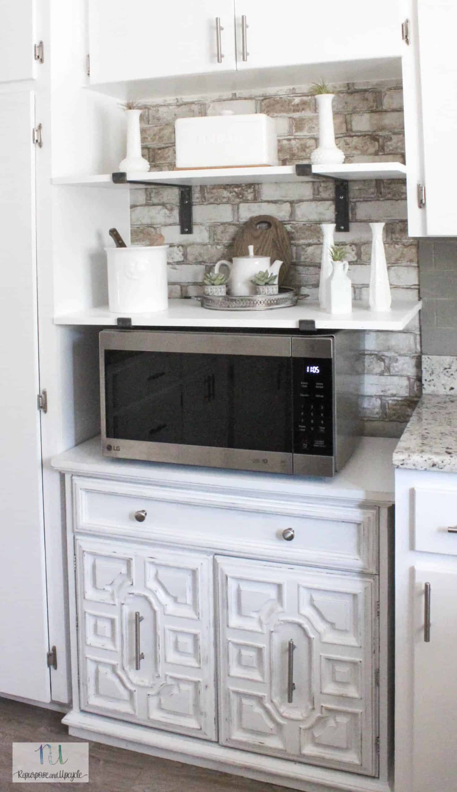 Updating the Space where the Fridge Sat with a DIY Coffee Bar