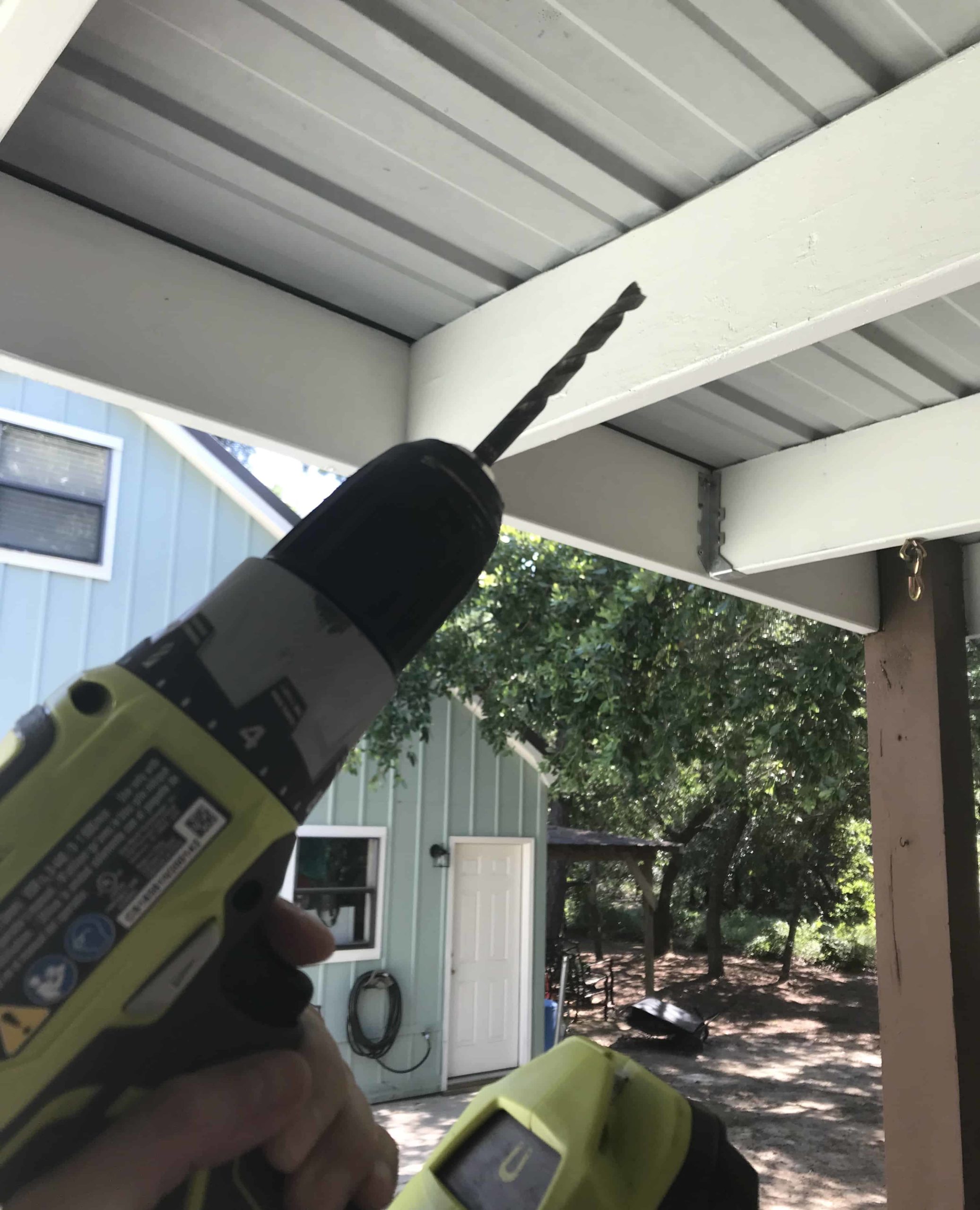 How to Hang a Porch Swing with a Swing Makeover