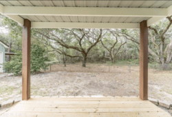 Cottage Style Back Porch Design Plan