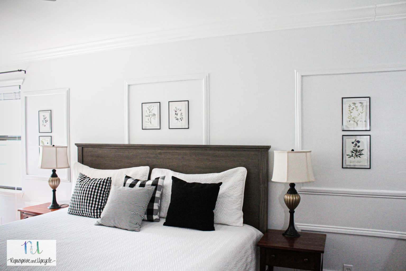 How to Apply Peel and Stick Picture Moulding with Scissors