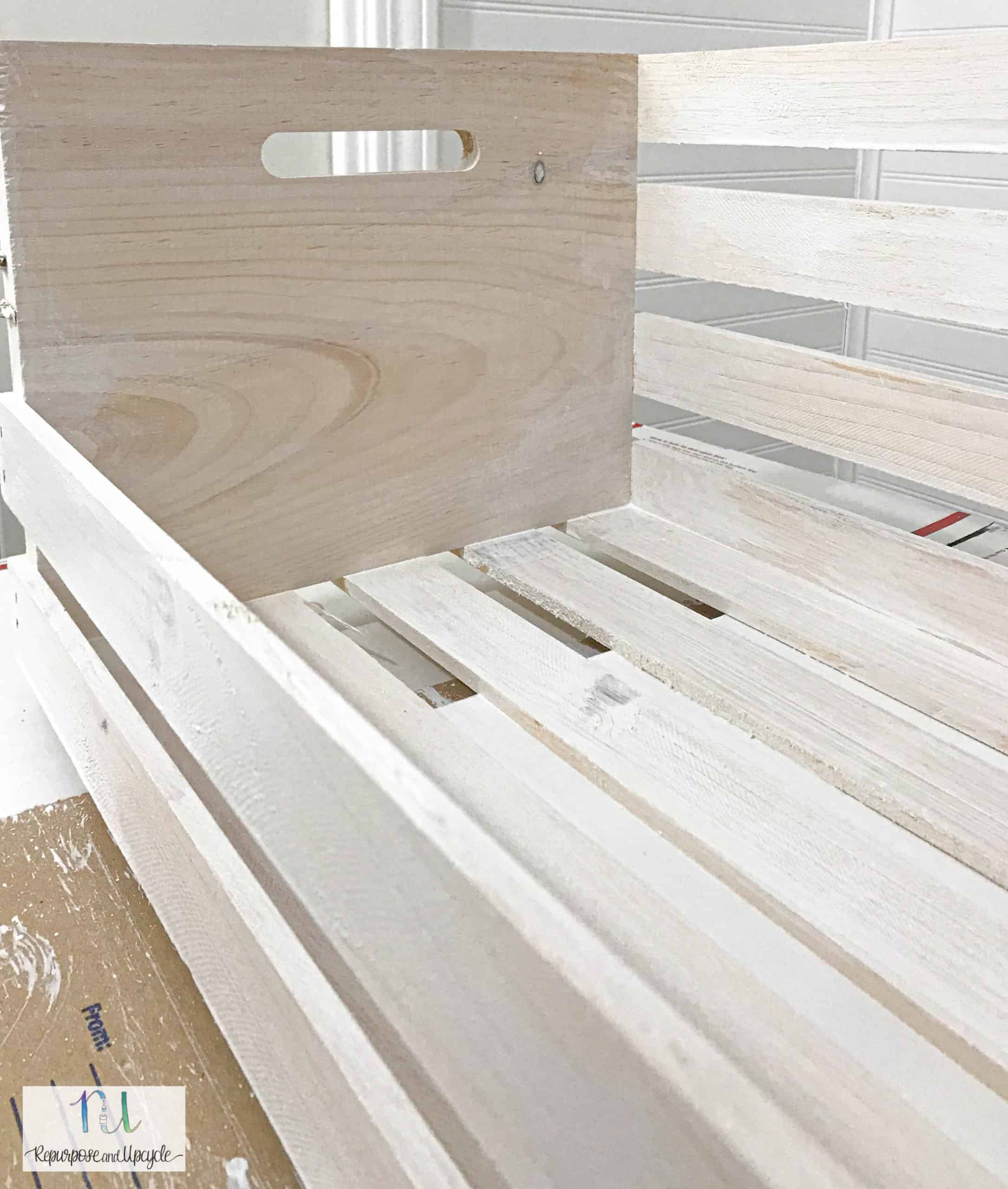 How to Whitewash Bare Wood with a Latex Paint and Water Mixture