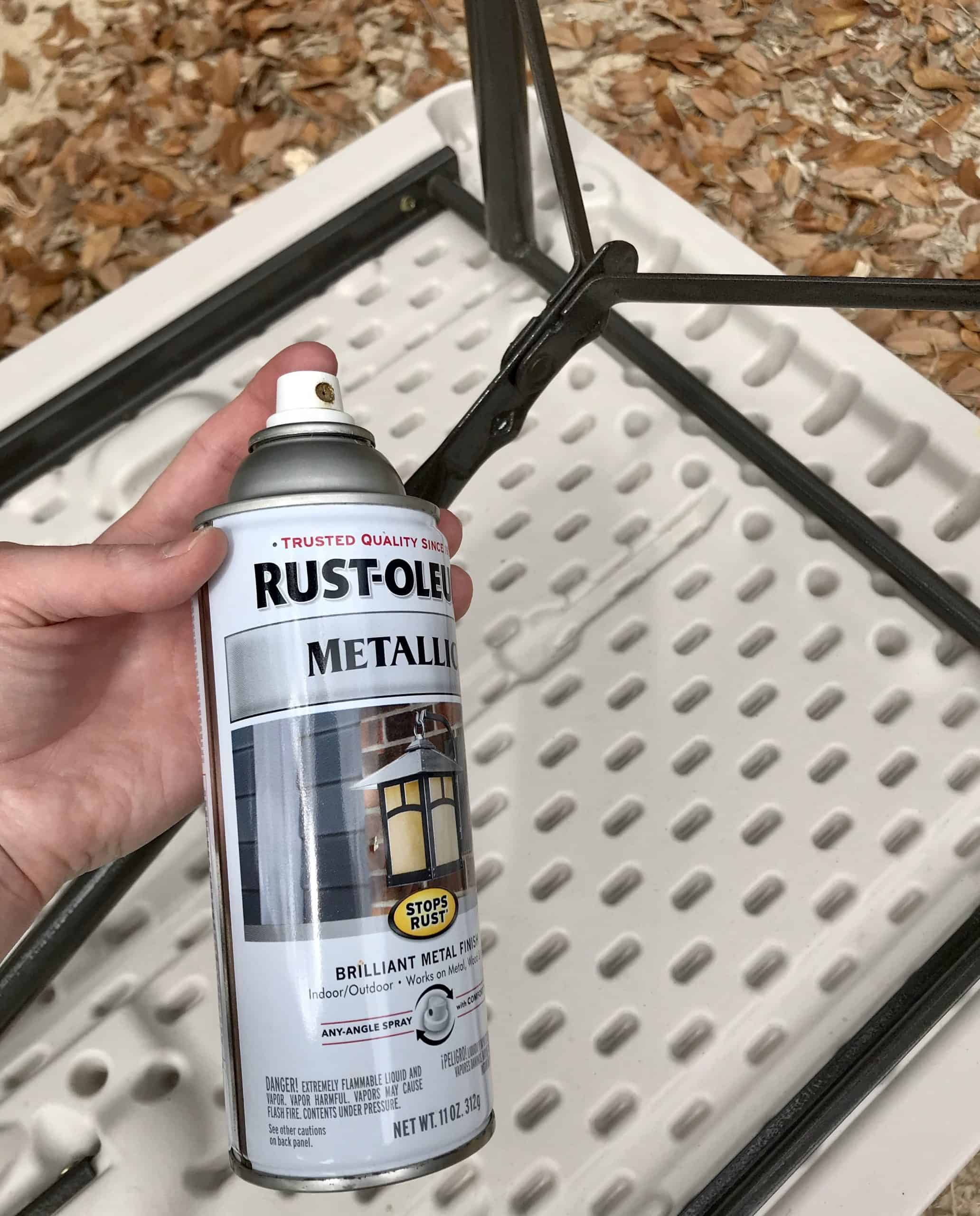 How to use Retique It Liquid Wood with a Folding Table Makeover