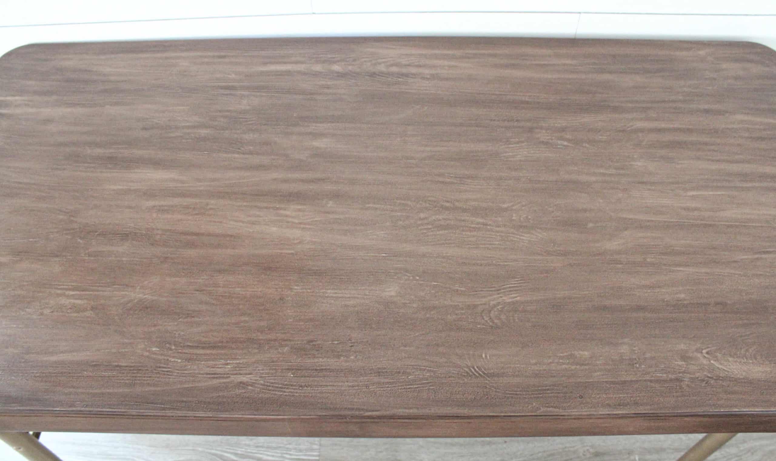 How to use Retique It Liquid Wood with a Folding Table Makeover