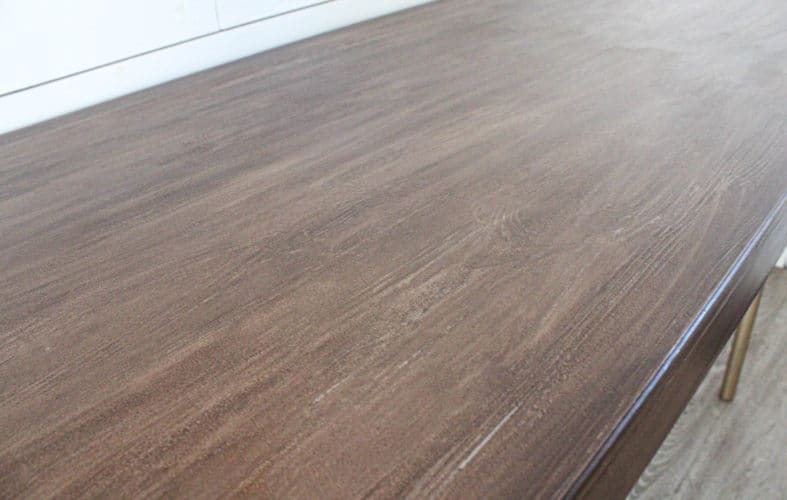 How to use Retique It Liquid Wood with a Folding Table Makeover