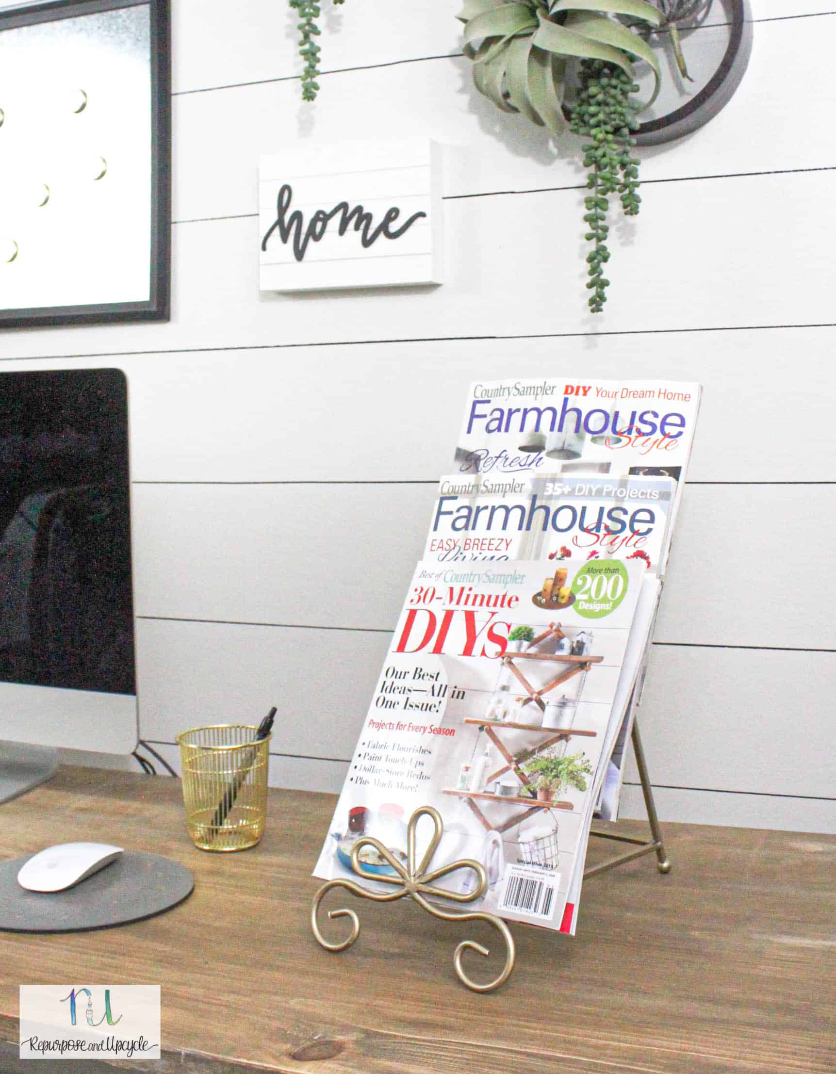 Repurposed Plate Rack Three Different Ways