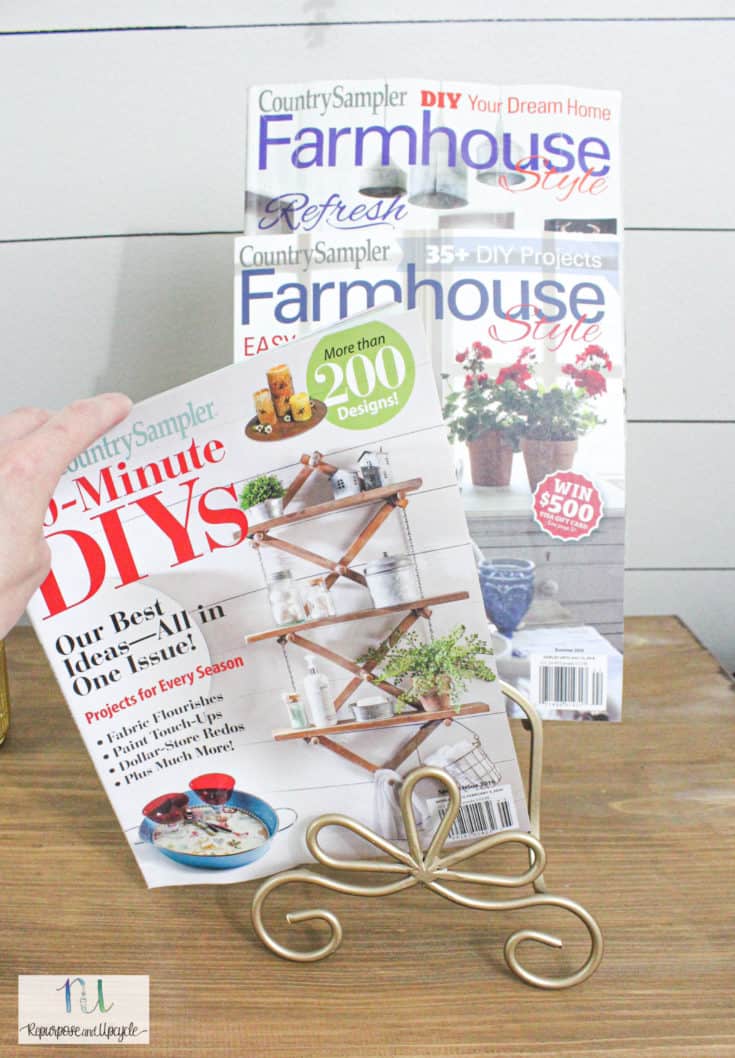 Repurposed Plate Rack Three Different Ways
