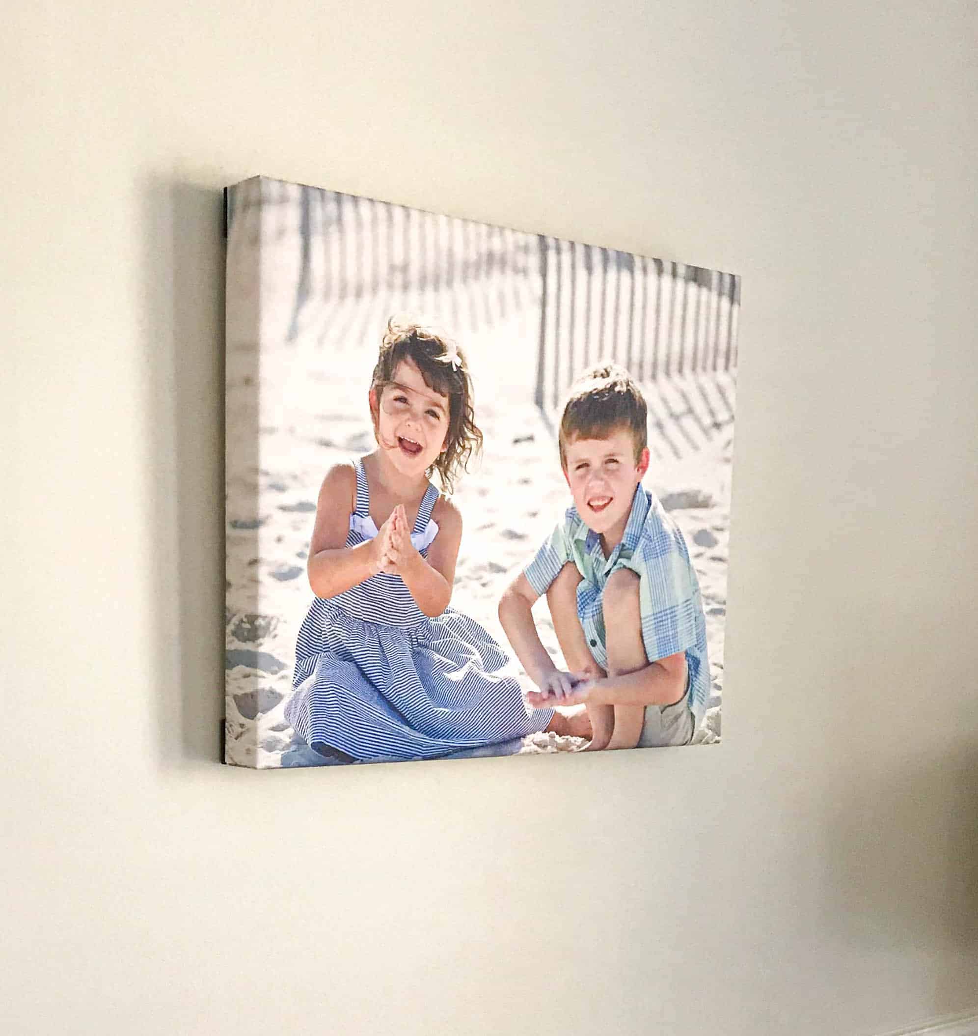 DIY Wood Frame for a Canvas from Lattice Wood and Moulding