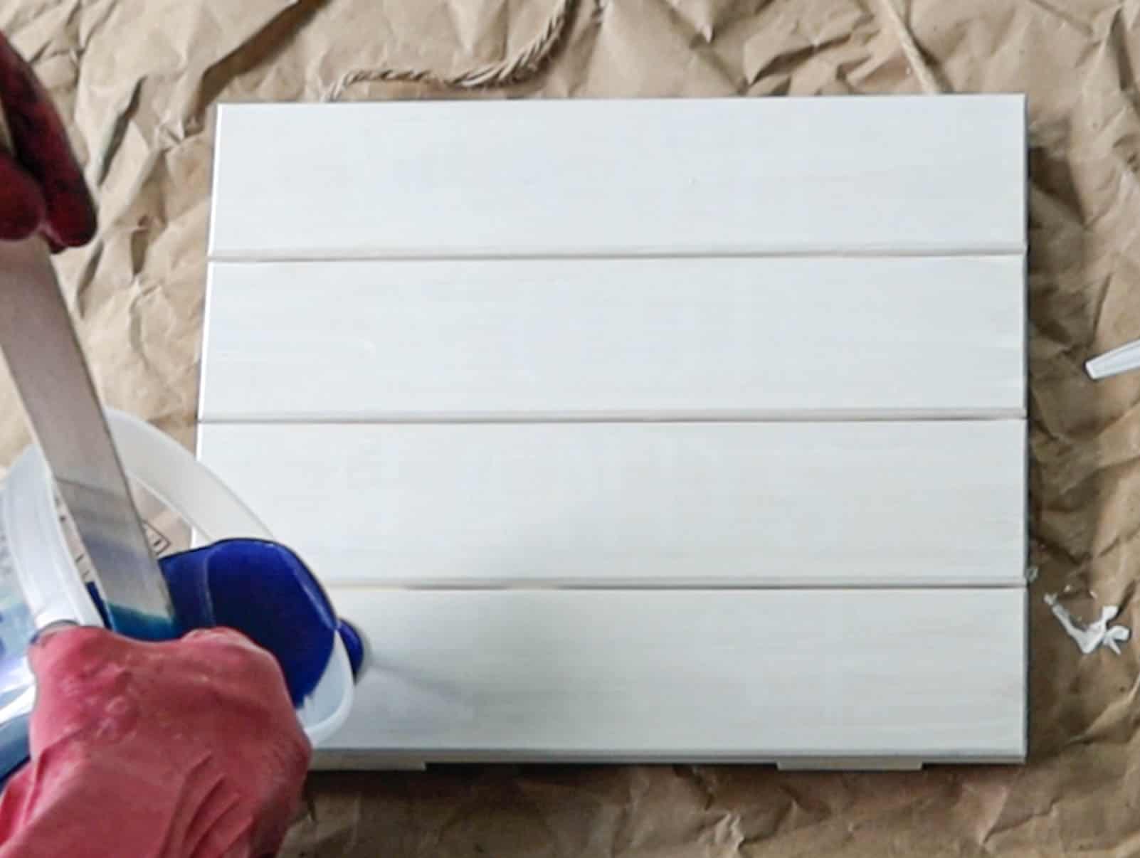 Epoxy Pour Ocean Art on Pallet Wood