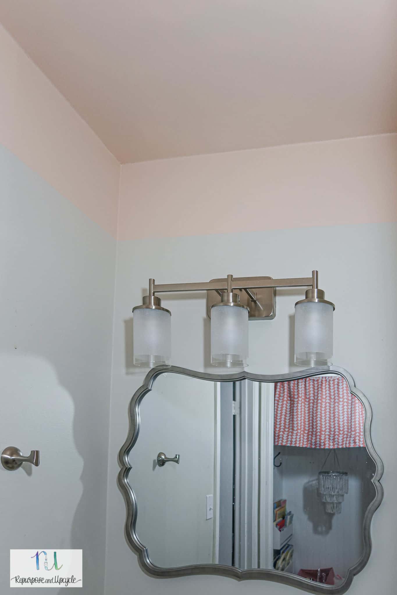 How to Paint a Ceiling with a Color Block Design