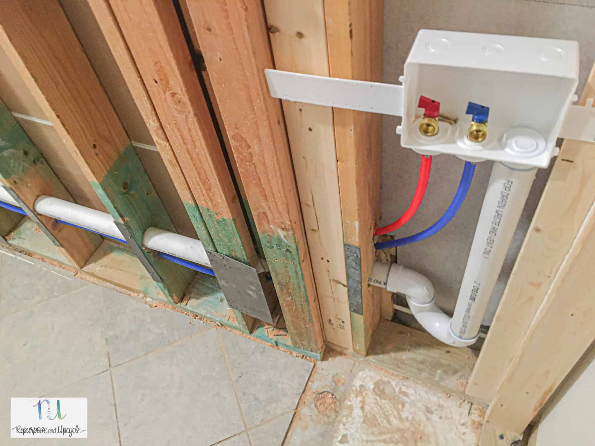 Laundry Room Remodel by Taking Square Footage from the Master Closet