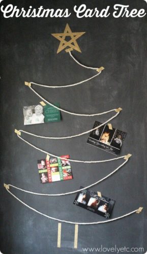 How to Display Christmas Cards with these DIY Holiday Card Holders