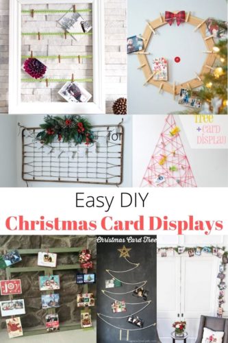 How to Display Christmas Cards with these DIY Holiday Card Holders