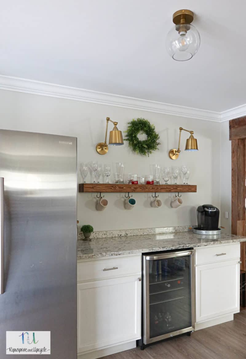 Modern Eclectic Beverage Bar or Coffee Bar