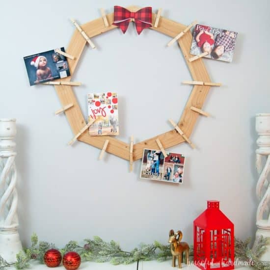 How to Display Christmas Cards with these DIY Holiday Card Holders