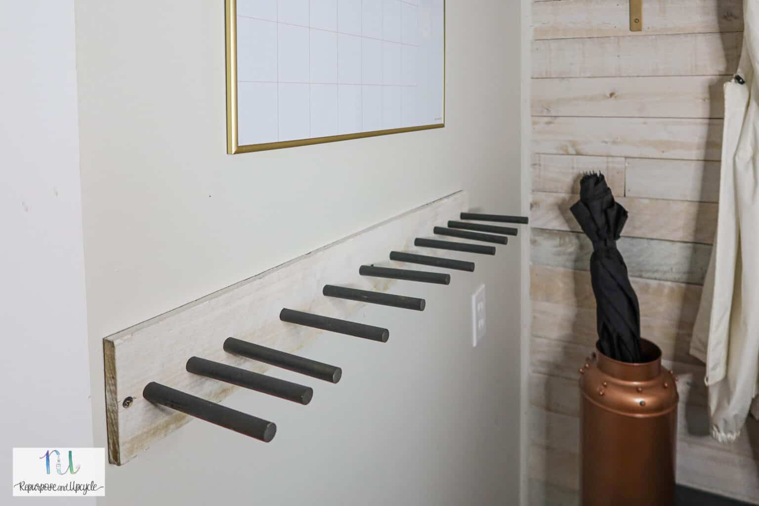 The Easiest DIY Boot Rack for an Organized Mudroom