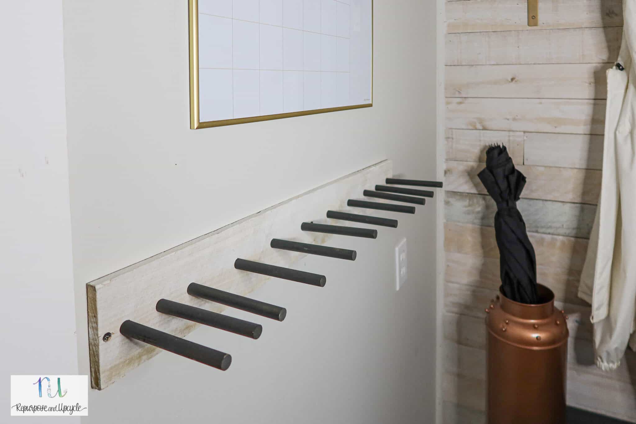 The Easiest DIY Boot Rack for an Organized Mudroom