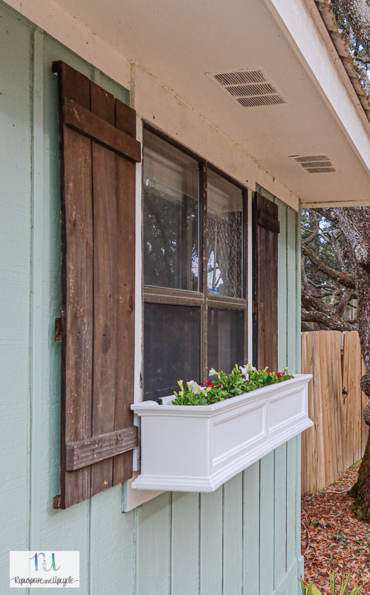 Versatile Fall Window Box Decor with Faux Dollar Tree Flowers