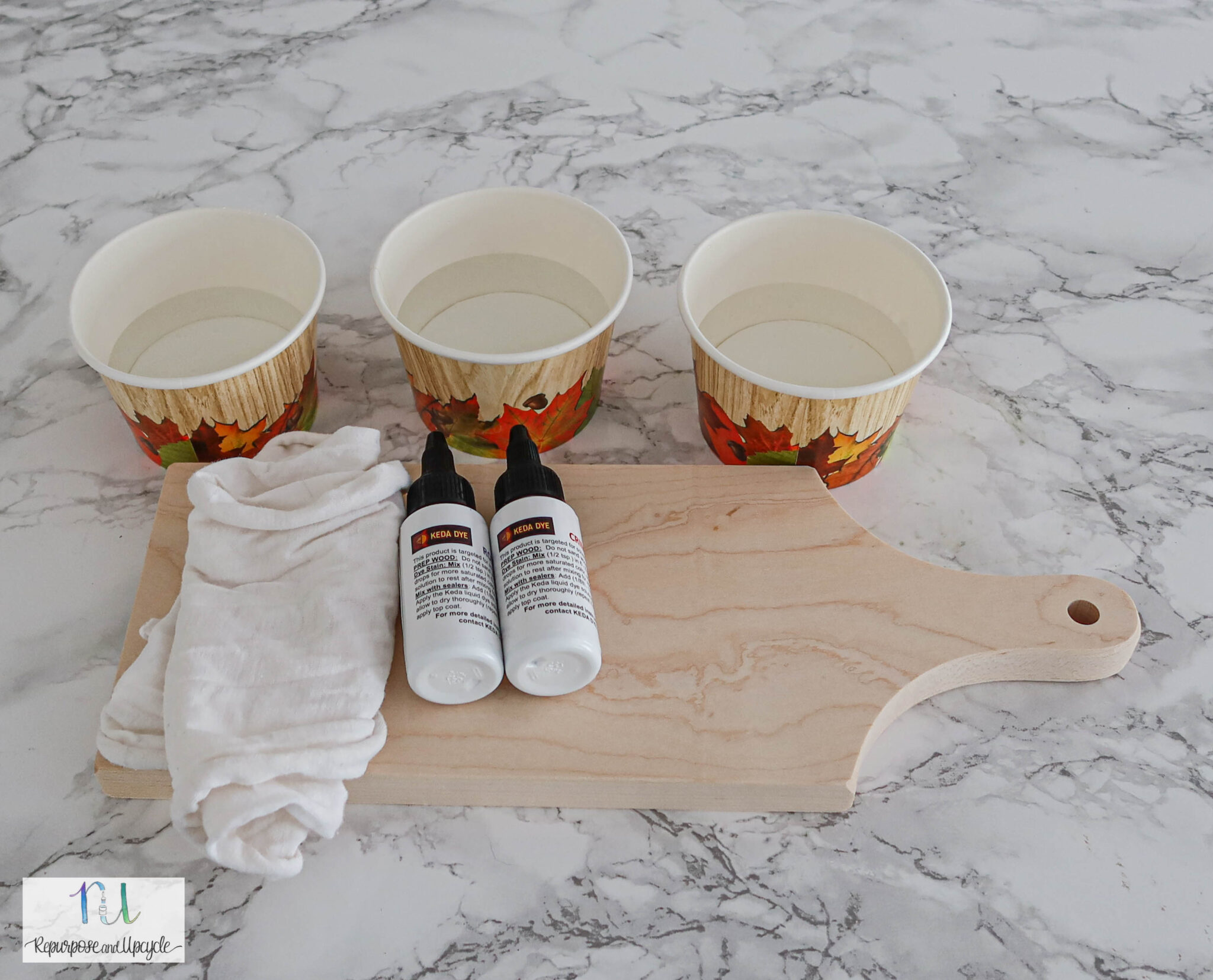 Creating a 4th of July Inspired Cutting Board with Keda Wood Dye