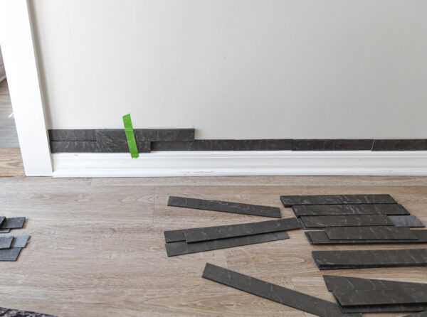 Slate-ish Accent wall- It's not really Slate?