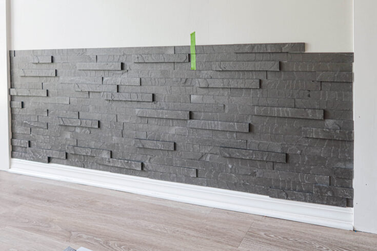 Slate-ish Accent wall- It's not really Slate?