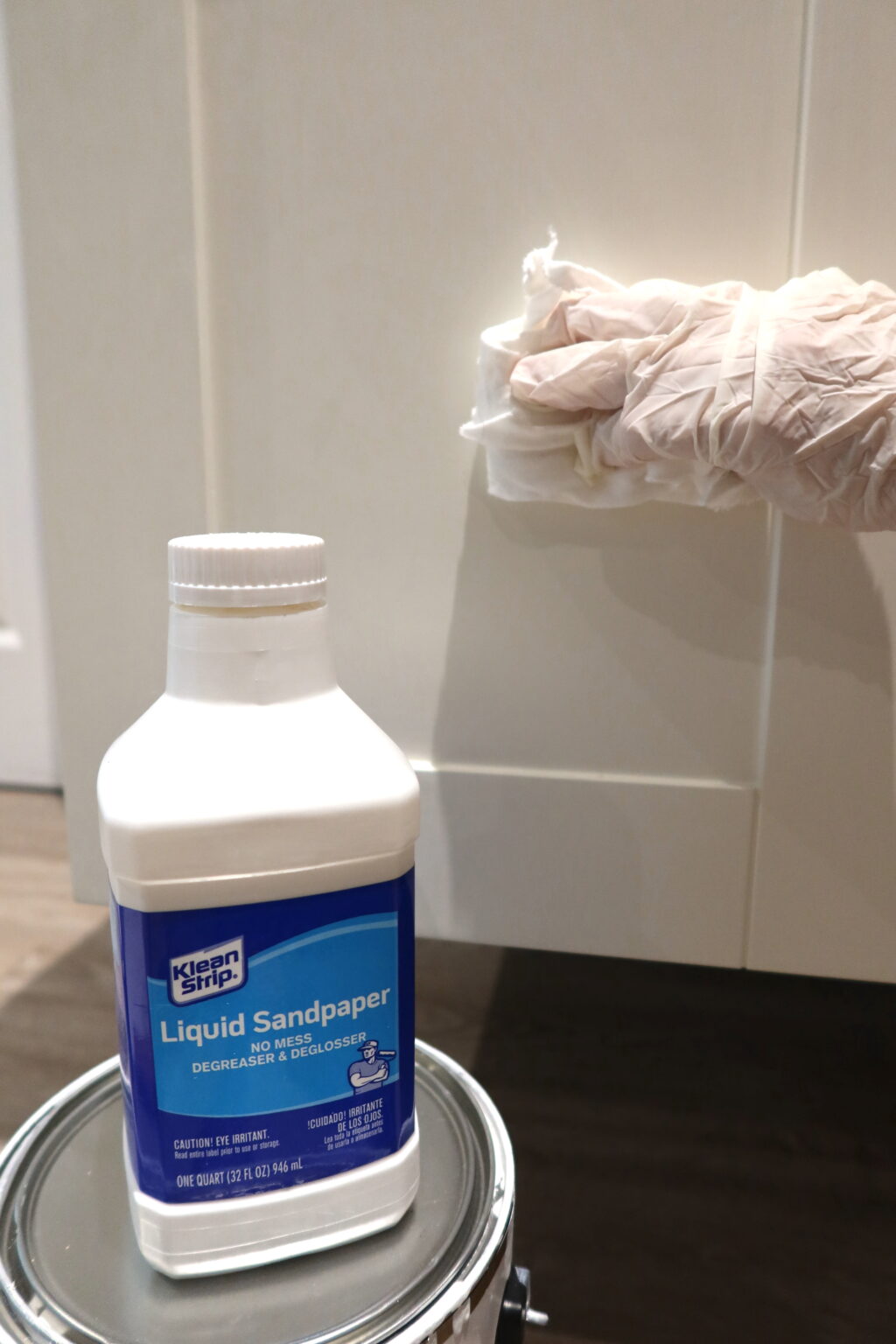 Painting Melamine or Laminate Cabinets without a Paint Sprayer