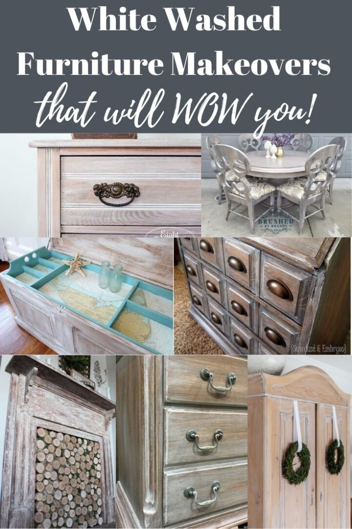 White Washed Furniture Makeovers that will Wow You!