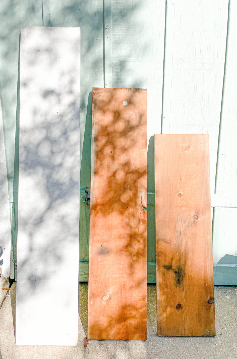 Christmas Village Display Idea with a Christmas tree shaped Shelf