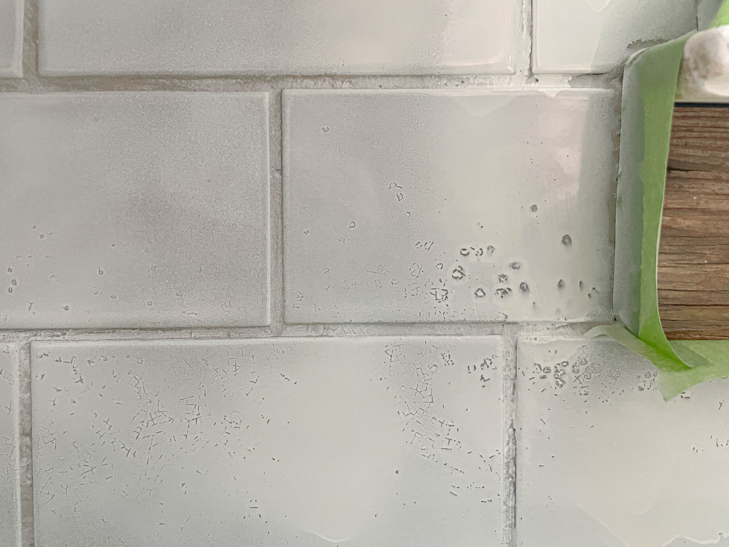 Painting Kitchen Tile Backsplash with Homax Tough as Tile