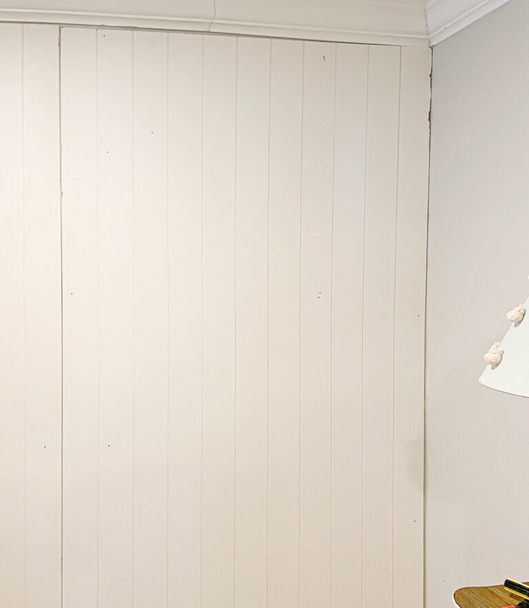 Installing Shiplap Paneling Sheets as an Accent Wall