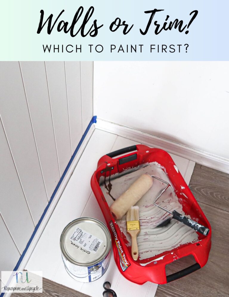 Do You Paint Walls or Trim First?