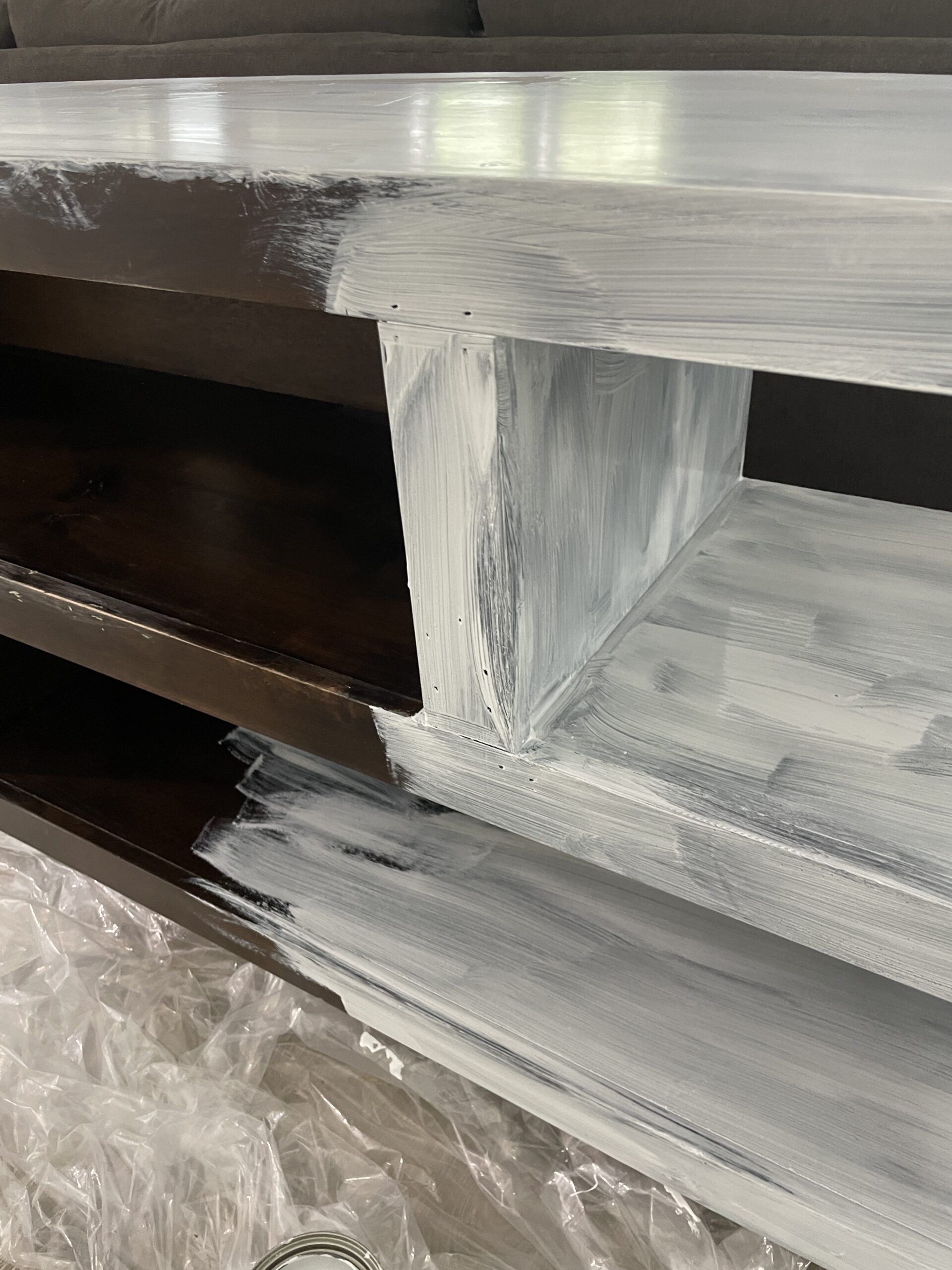 DIY Mid Century Modern Media Console Makeover