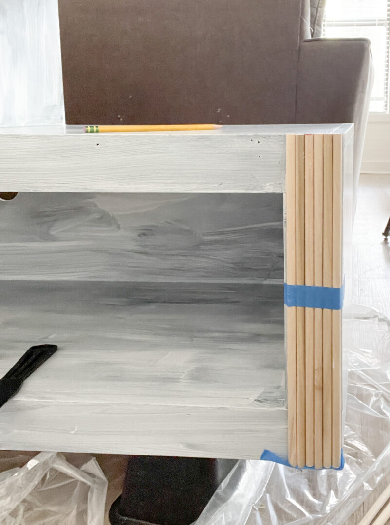 DIY Mid Century Modern Media Console Makeover