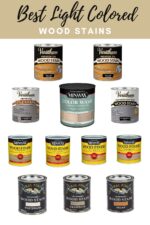 The BEST Light Wood Stain Colors With Product Examples